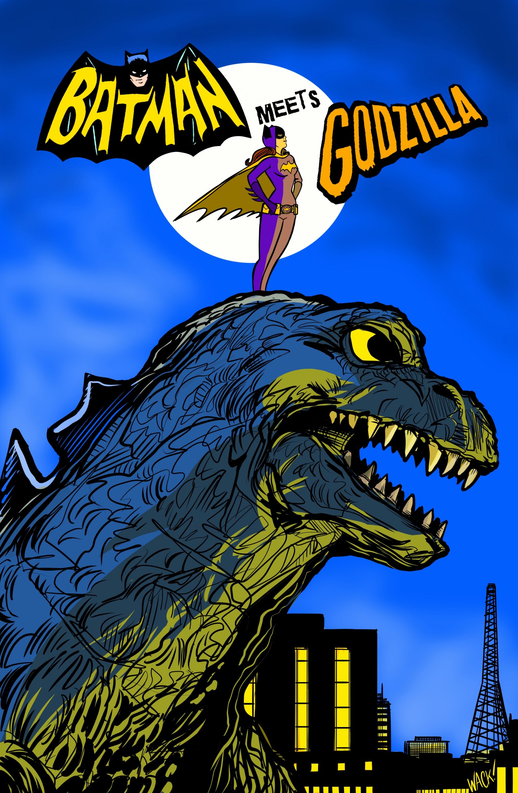 SNEAK PEEK: BATGIRL Stands Tall in BATMAN ’66 MEETS GODZILLA #3 | 13th ...