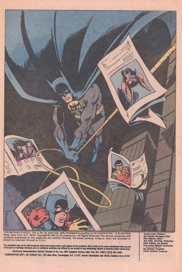 Just Look at This Unsung BATMAN Splash Page by JOE STATON | 13th ...