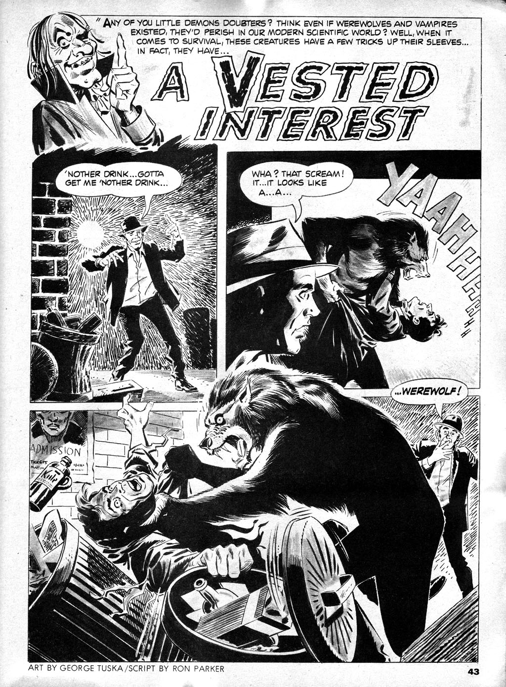 PAUL KUPPERBERG: My 13 Favorite GEORGE TUSKA Stories and Covers | 13th ...