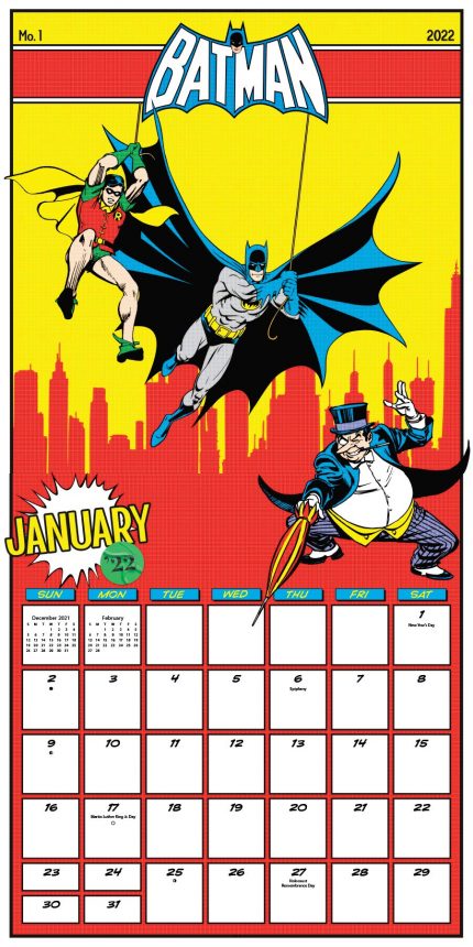 BATMAN 2022 Calendar Goes Bananas for the Bronze Age | 13th Dimension ...
