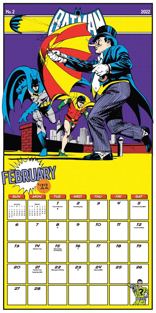 BATMAN 2022 Calendar Goes Bananas for the Bronze Age | 13th Dimension ...