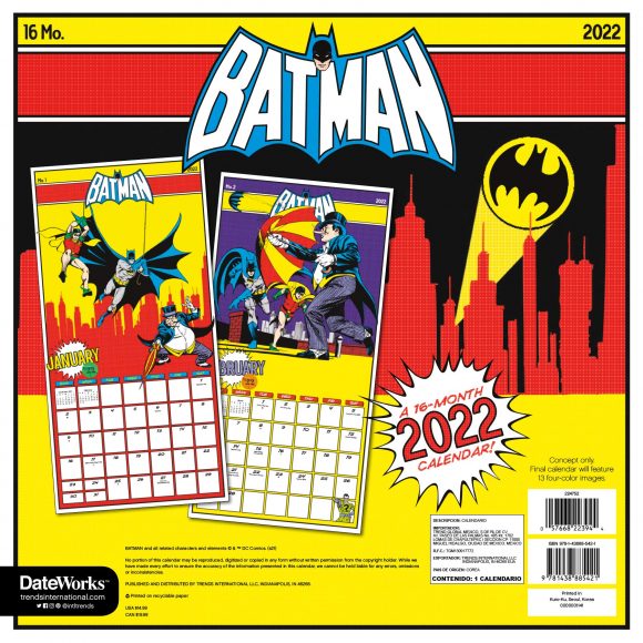 BATMAN 2022 Calendar Goes Bananas for the Bronze Age | 13th Dimension ...
