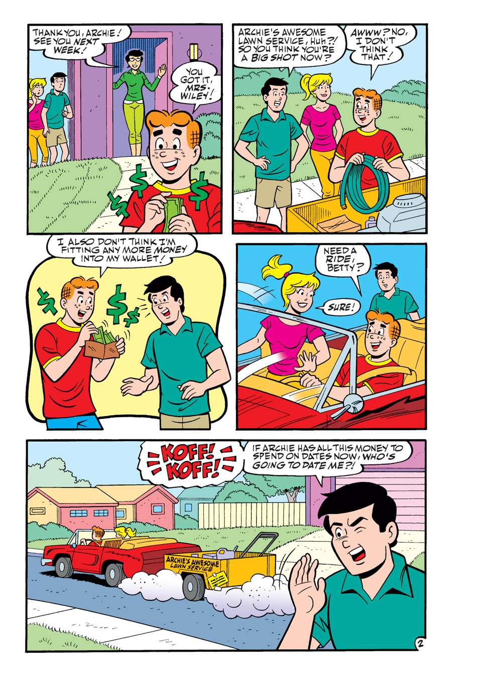 Dig This Rare 1972 ARCHIE Story by KURT SCHAFFENBERGER | 13th Dimension ...