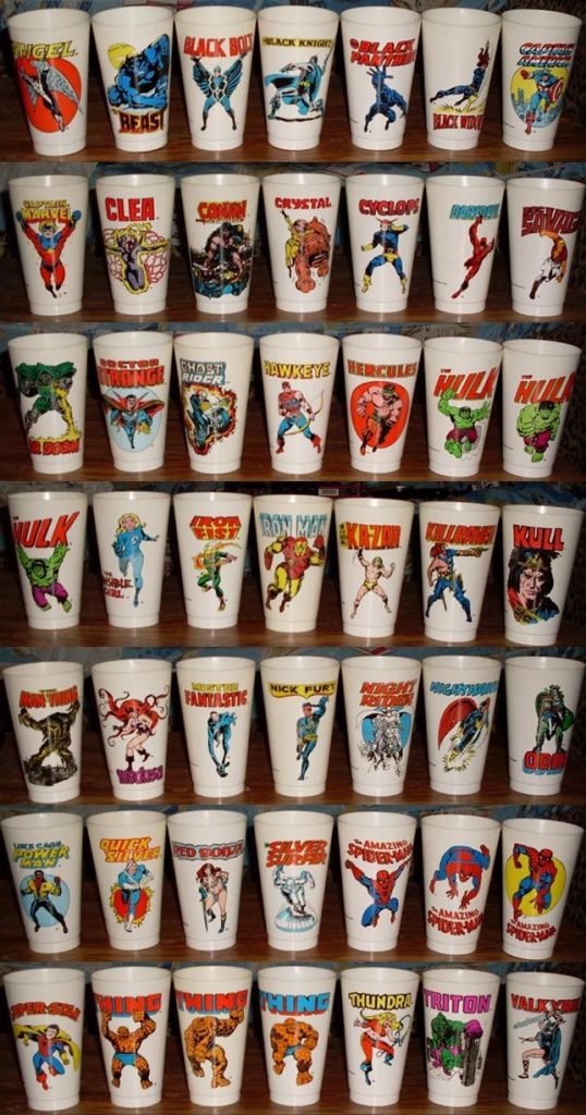 Dig These 13 Groovy MARVEL and DC SLURPEE CUP COLLECTIONS | 13th ...