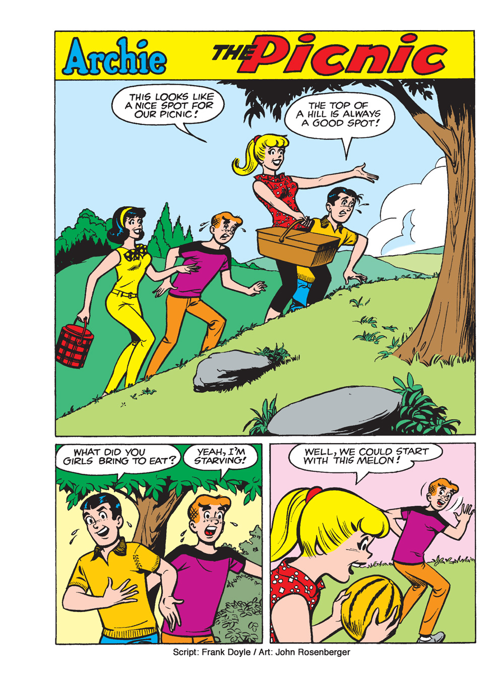Have a Picnic and Dig This Rare 1966 ARCHIE Story | 13th Dimension ...