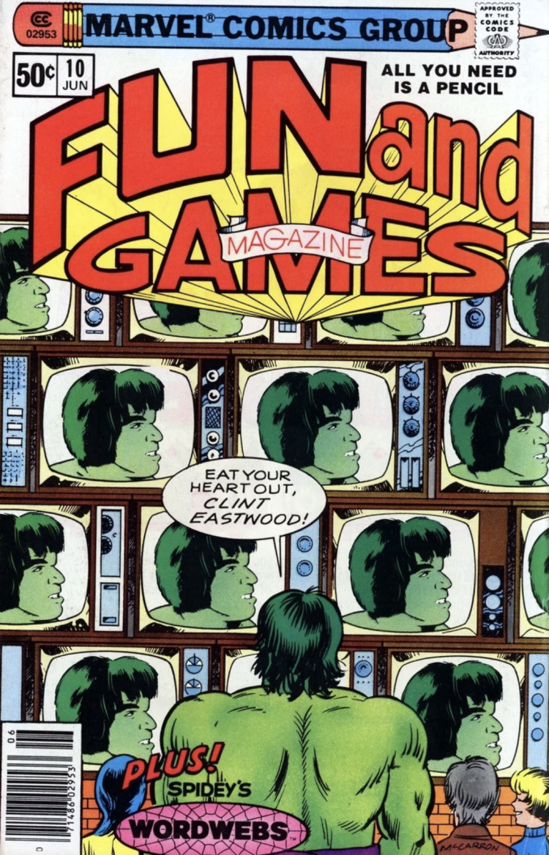 13 MARVEL FUN AND GAMES COVERS — Just for, Well, Fun | 13th Dimension ...