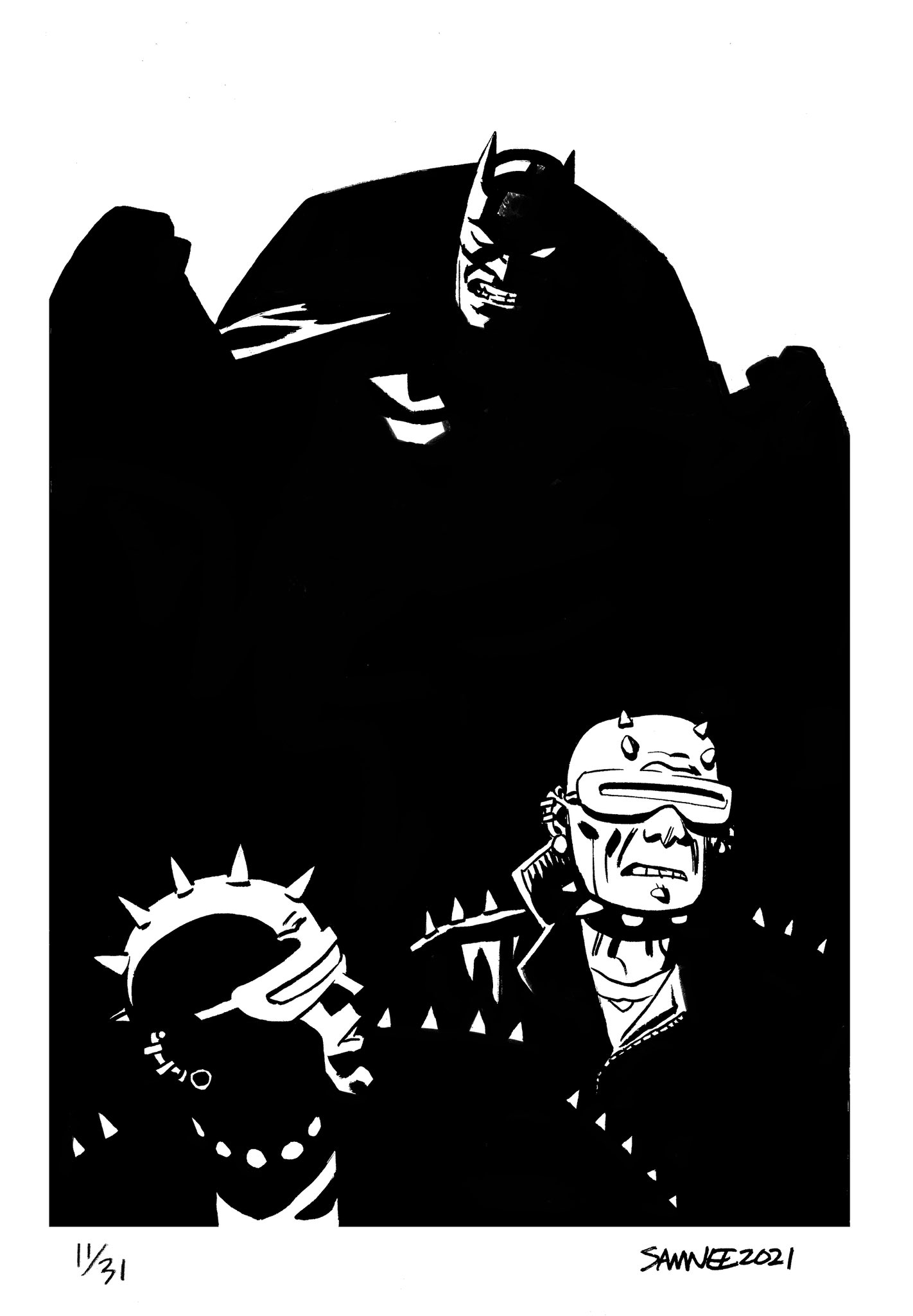 13 Magnificent BATMAN Sketches by CHRIS SAMNEE | 13th Dimension, Comics ...