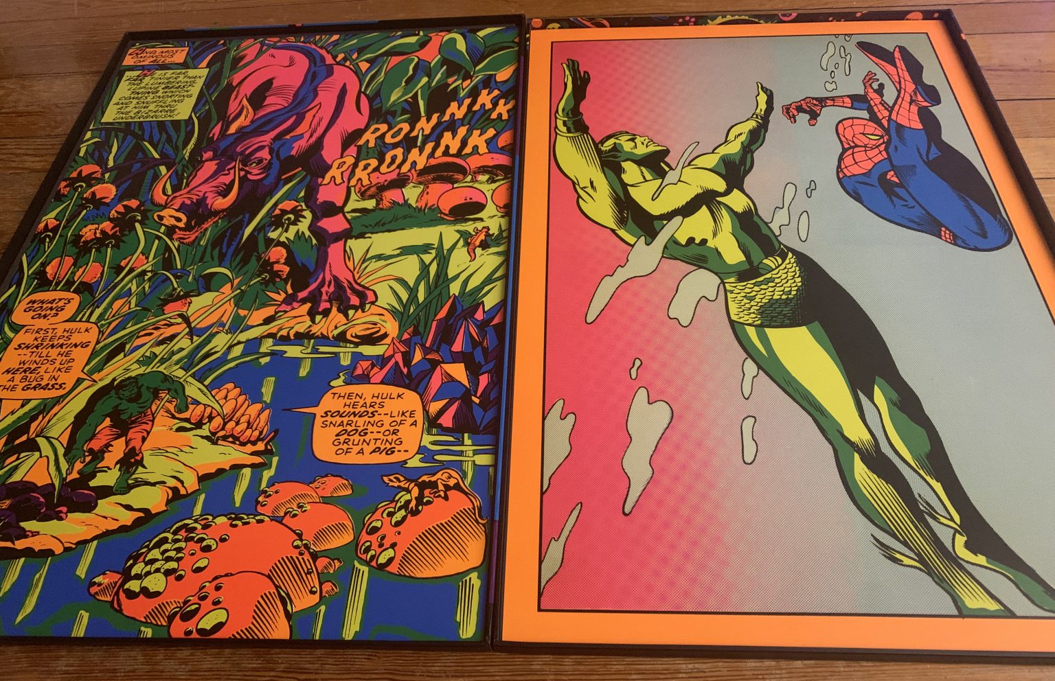 MARVEL CLASSIC BLACK LIGHT POSTERS Portfolio: The Best Comics Publication of the Year | 13th ...