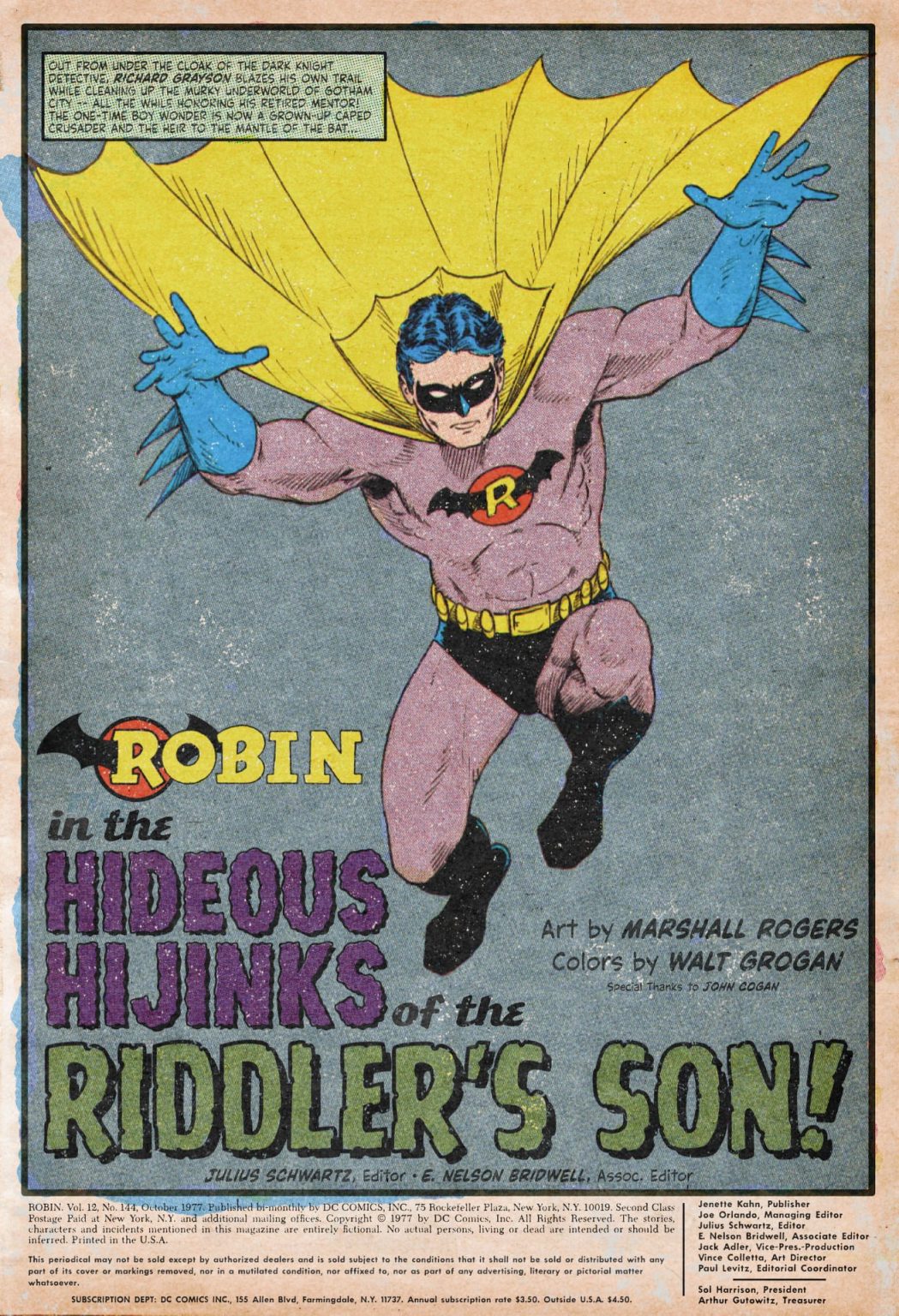 13 GREAT ILLUSTRATIONS: The Groovy Glory of EARTH-TWO ROBIN | 13th ...