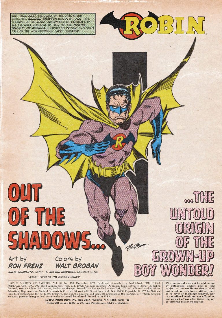 13 GREAT ILLUSTRATIONS: The Groovy Glory of EARTH-TWO ROBIN | 13th ...