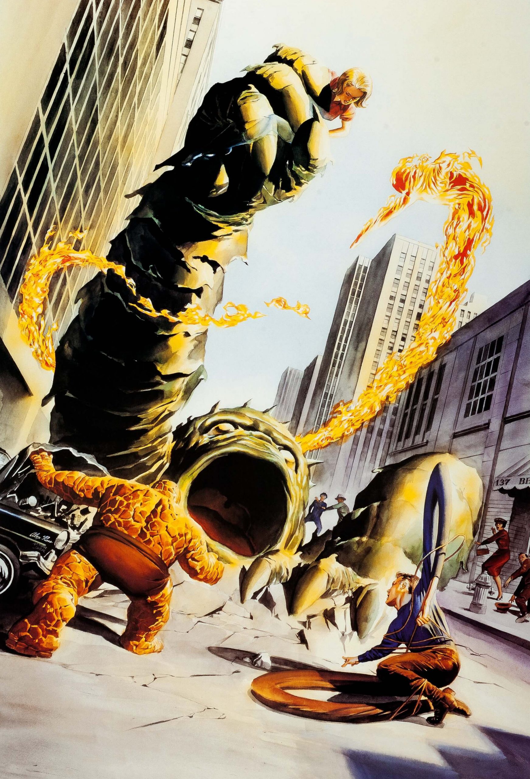 13 GREAT ILLUSTRATIONS: The FANTASTIC FOUR of ALEX ROSS | 13th ...