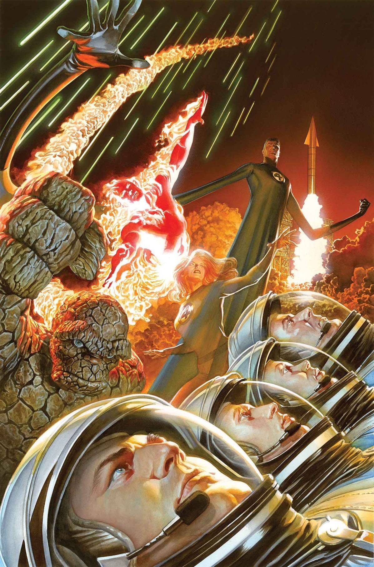 13 GREAT ILLUSTRATIONS: The FANTASTIC FOUR of ALEX ROSS | 13th ...