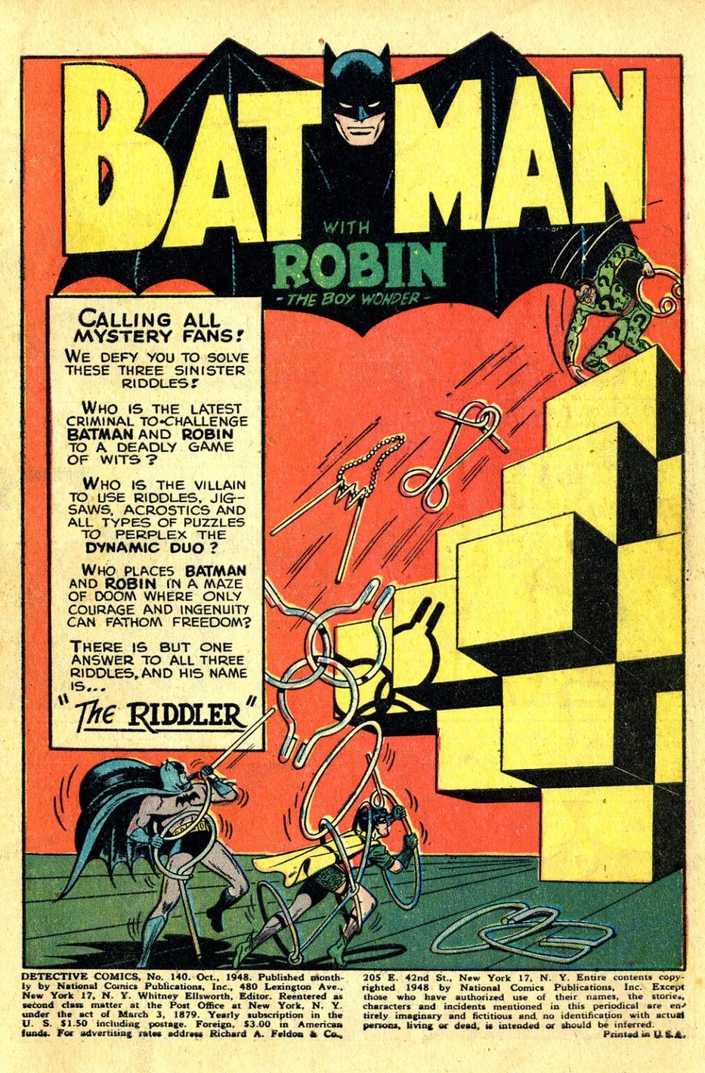 13 PANELS That Show THE RIDDLER Was Cool From the Very Beginning | 13th ...