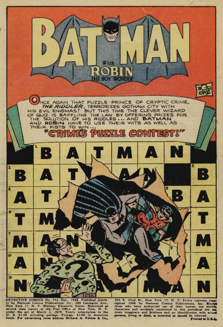 13 PANELS That Show THE RIDDLER Was Cool From the Very Beginning | 13th ...