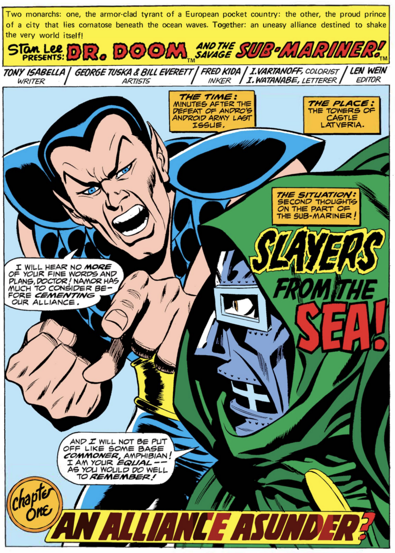 13 Groovy GEORGE TUSKA Marvel Comics NUMBER ONE Issues | 13th Dimension ...