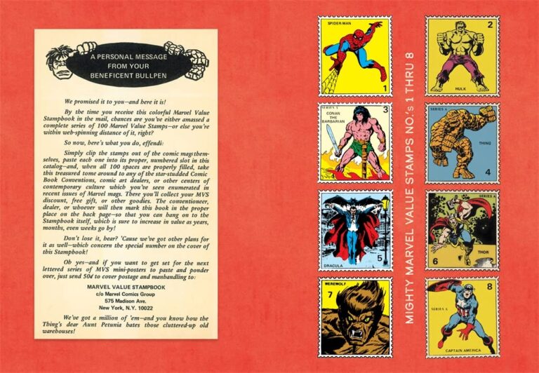 Dig This EARLY SNEAK PEEK at the MARVEL VALUE STAMPS Illustrated ...