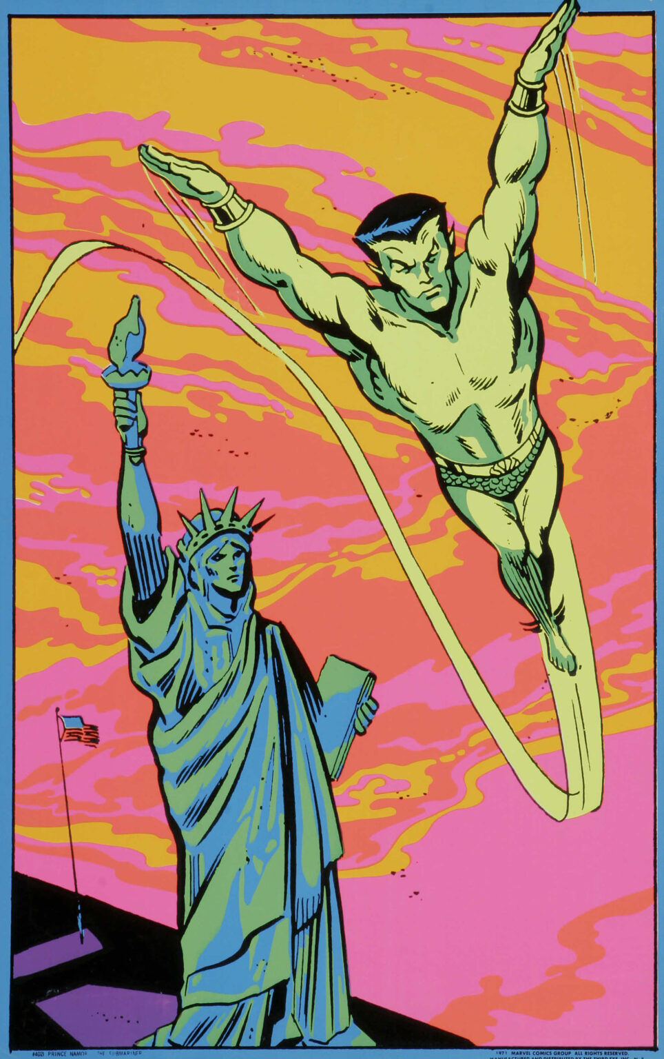 Dig the Prints Included in the MARVEL CLASSIC BLACK LIGHT POSTERS ...