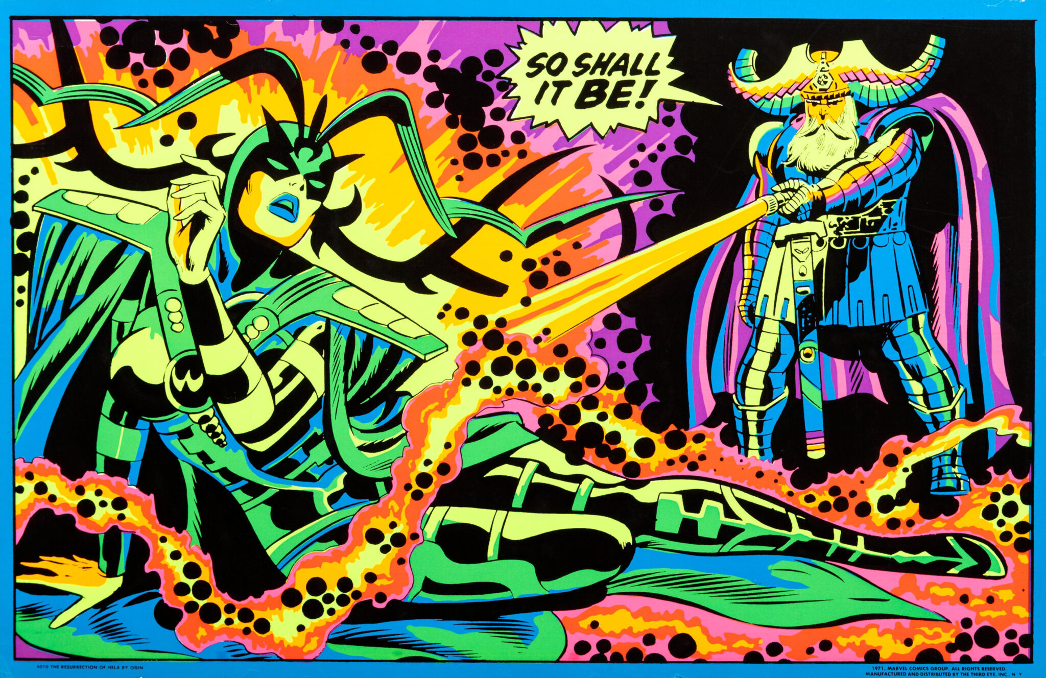 Dig the Prints Included in the MARVEL CLASSIC BLACK LIGHT POSTERS ...