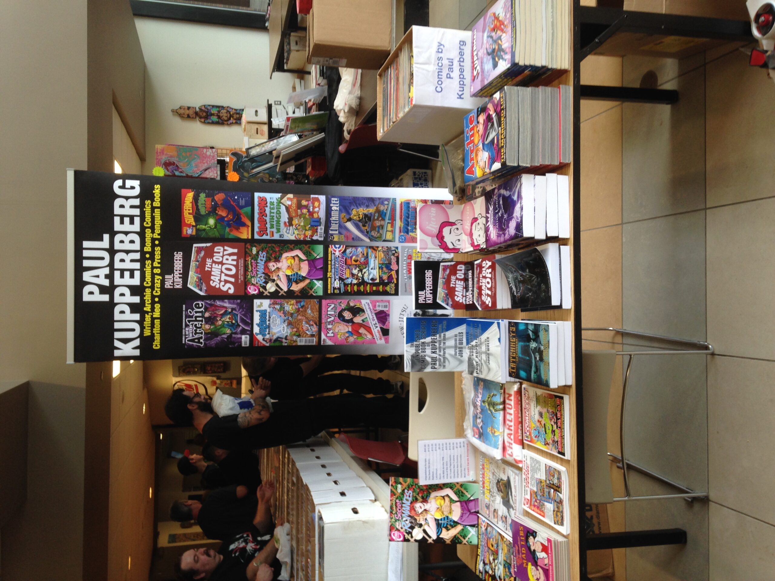 PAUL KUPPERBERG: My 13 Favorite Comic Con Tables — With and Without Me ...