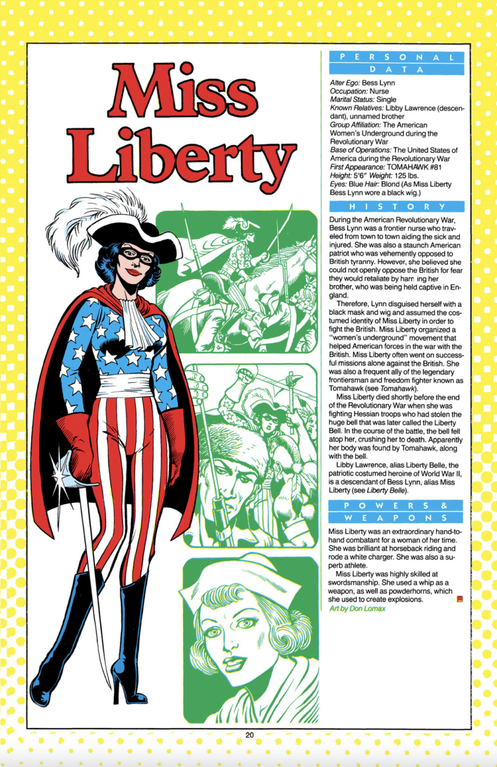 MISS LIBERTY: The Life and Death of America’s First Costumed Hero ...