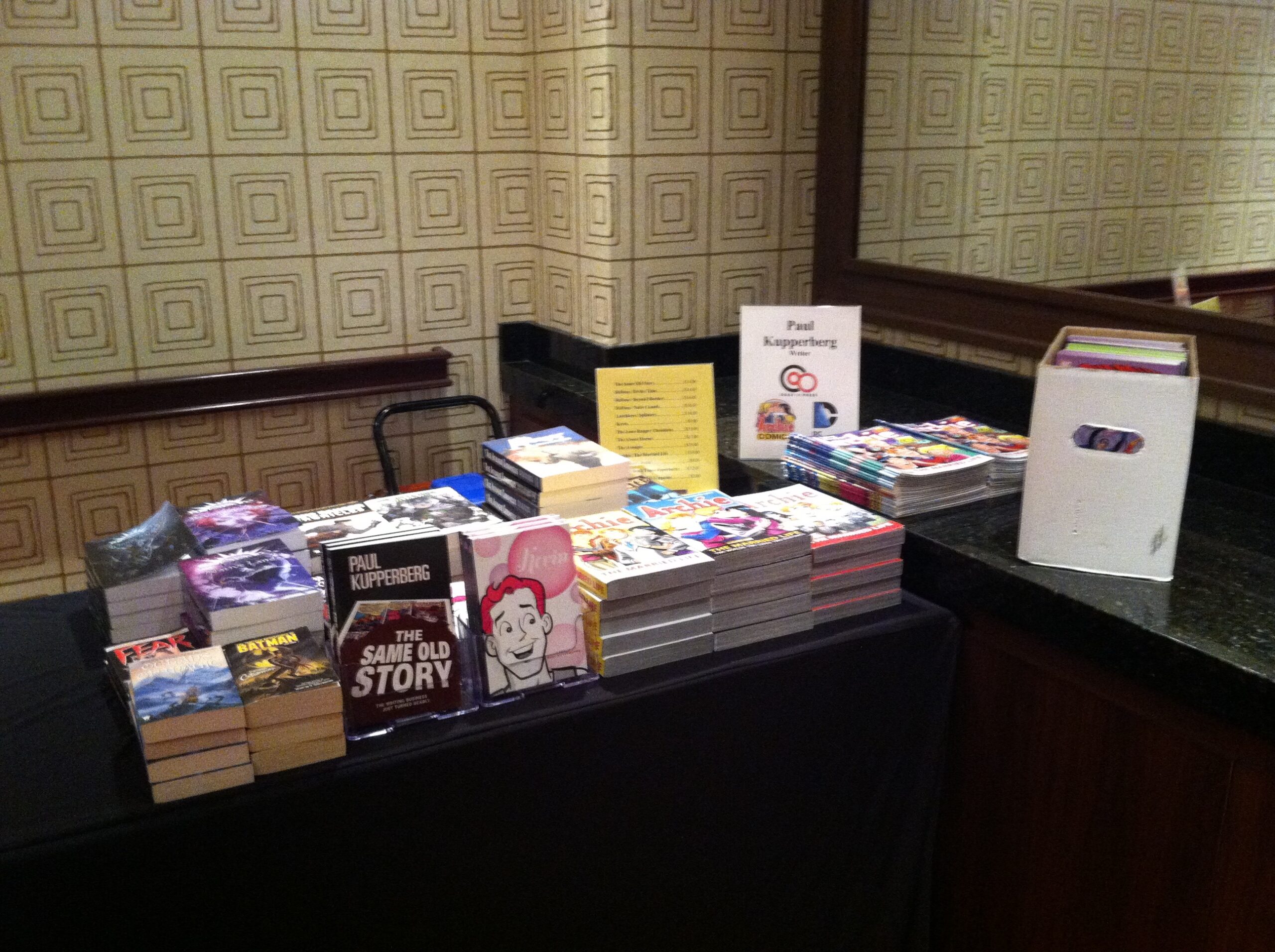 PAUL KUPPERBERG: My 13 Favorite Comic Con Tables — With and Without Me ...