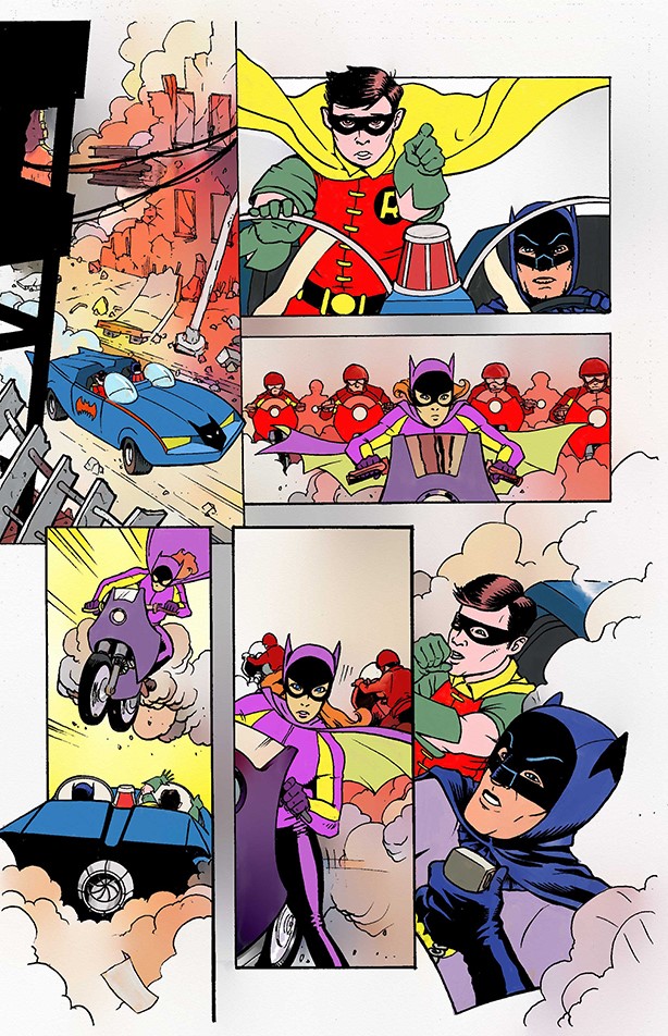 FIRST INSIDE LOOK: BATMAN ’66 MEETS GODZILLA #3 | 13th Dimension ...