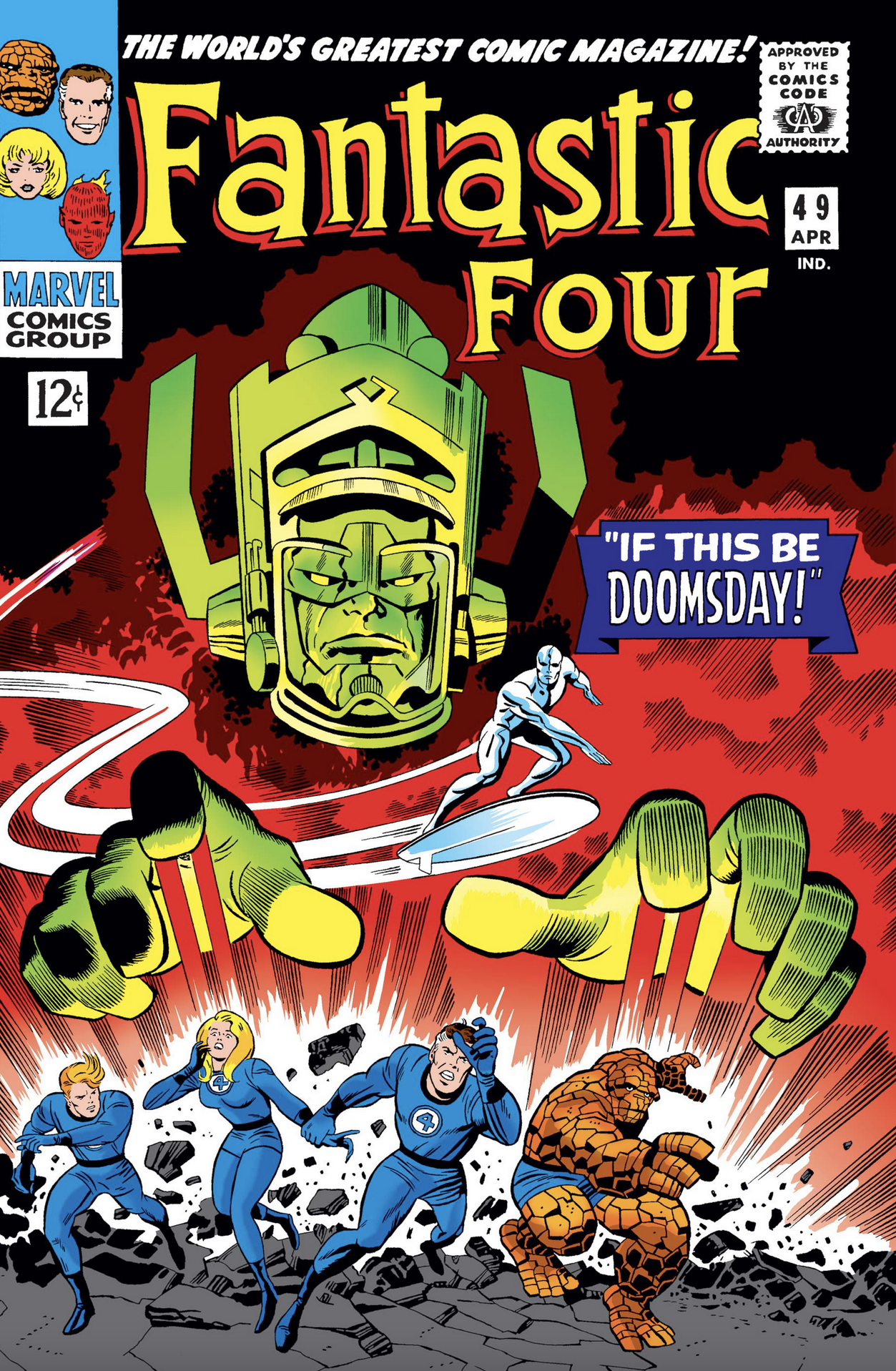 ALEX ROSS Ranks the TOP 13 JACK KIRBY FANTASTIC FOUR Covers | 13th ...