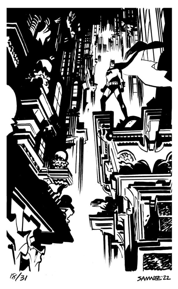 13 Magnificent BATMAN Sketches by CHRIS SAMNEE | 13th Dimension, Comics ...