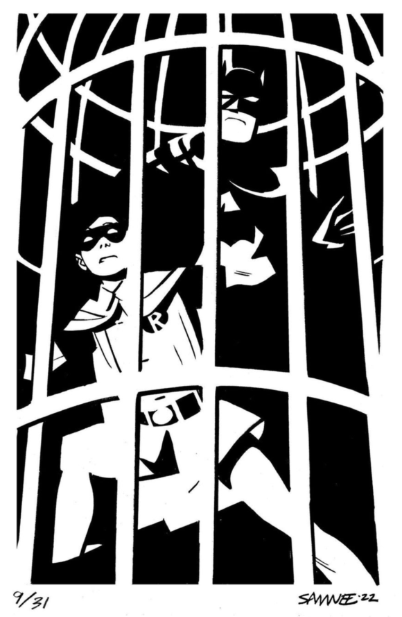 13 Magnificent BATMAN Sketches by CHRIS SAMNEE | 13th Dimension, Comics ...