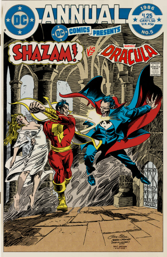 The Amazing HALLOWEEN Comic That Wasn’t: SHAZAM! vs. DRACULA — by GENE ...