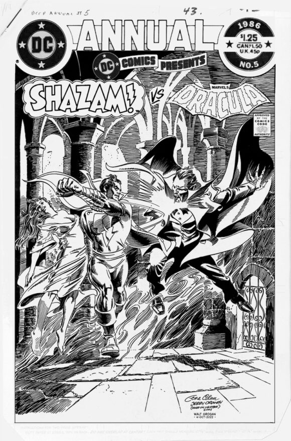 The Amazing HALLOWEEN Comic That Wasn’t: SHAZAM! vs. DRACULA — by GENE ...