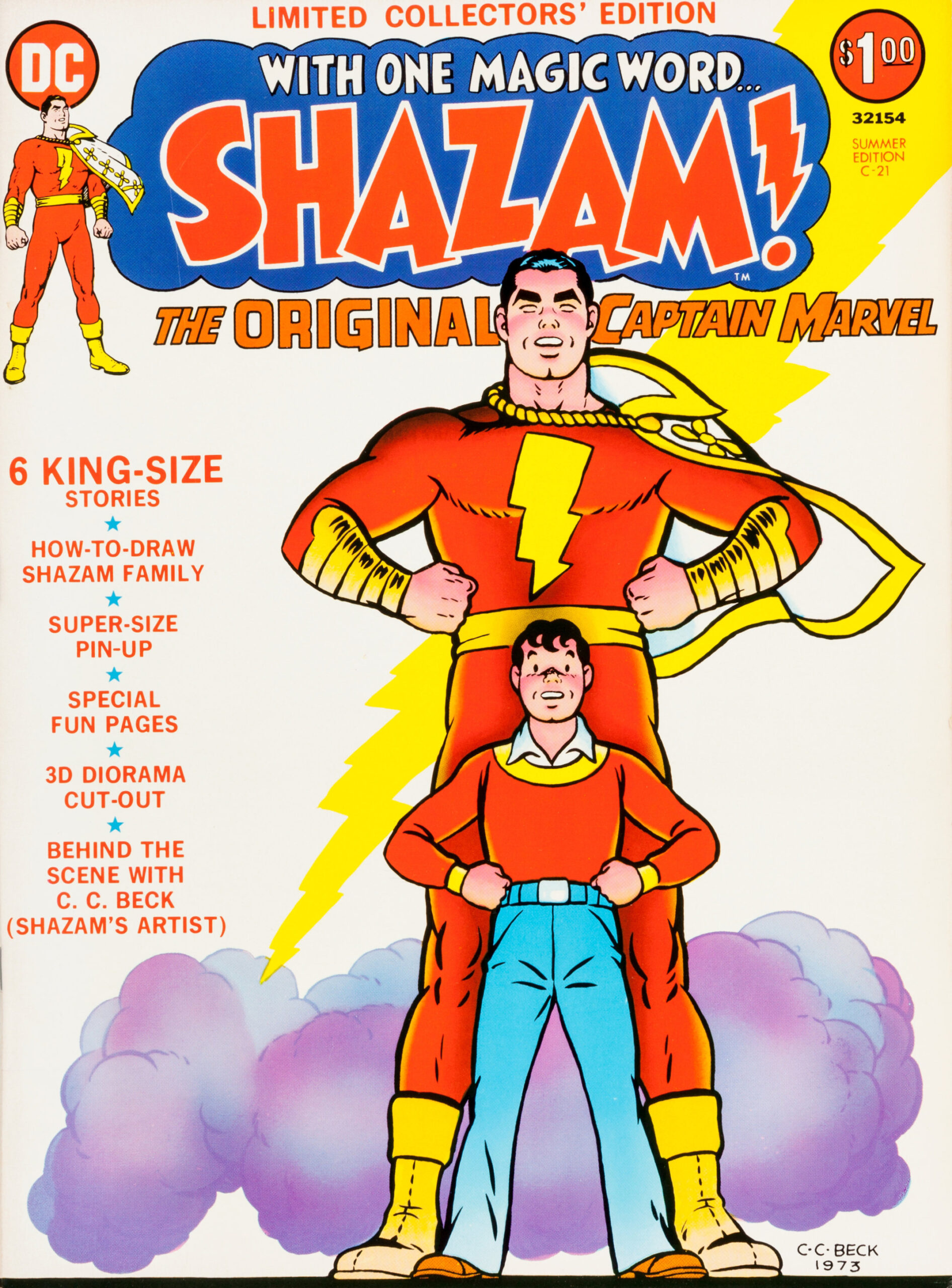 The Lost C.C. Beck SHAZAM! Cover from 1973 — NOW IN LIVING COLOR | 13th ...