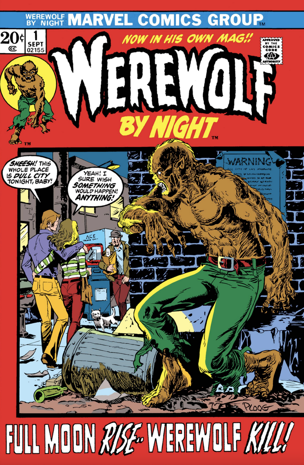 13 COVERS: Howl For WEREWOLF BY NIGHT | 13th Dimension, Comics ...