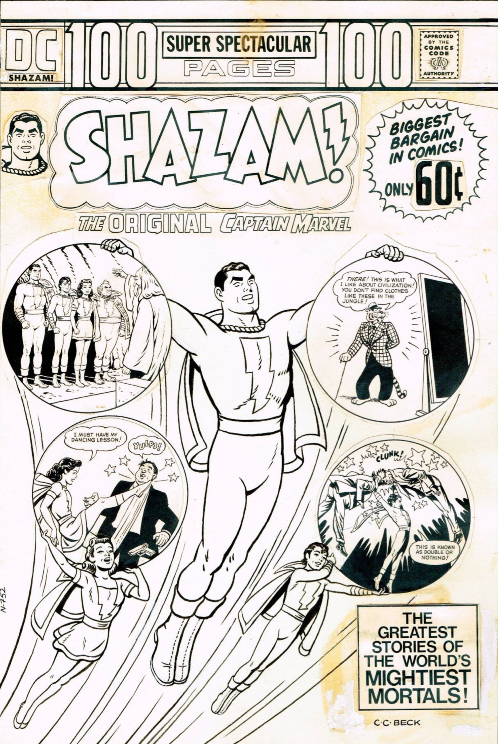 The Lost C.C. Beck SHAZAM! Cover from 1973 — NOW IN LIVING COLOR | 13th ...