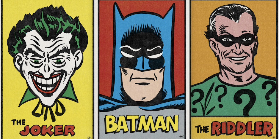 Behold These Sweet 1966 BATMAN Trading Card Posters That Should Have ...