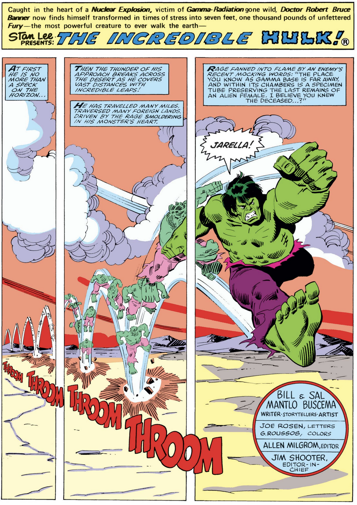 13 SPLASH PAGES: The INCREDIBLE HULK Stories of BILL MANTLO | 13th ...