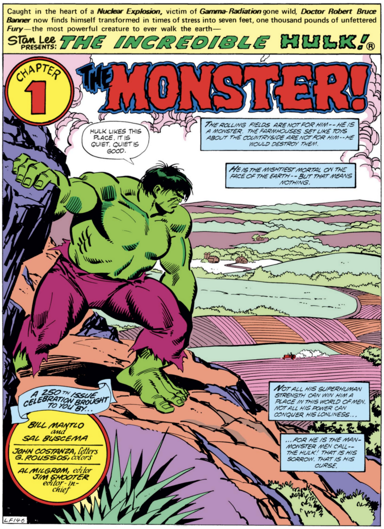 13 SPLASH PAGES: The INCREDIBLE HULK Stories of BILL MANTLO | 13th ...