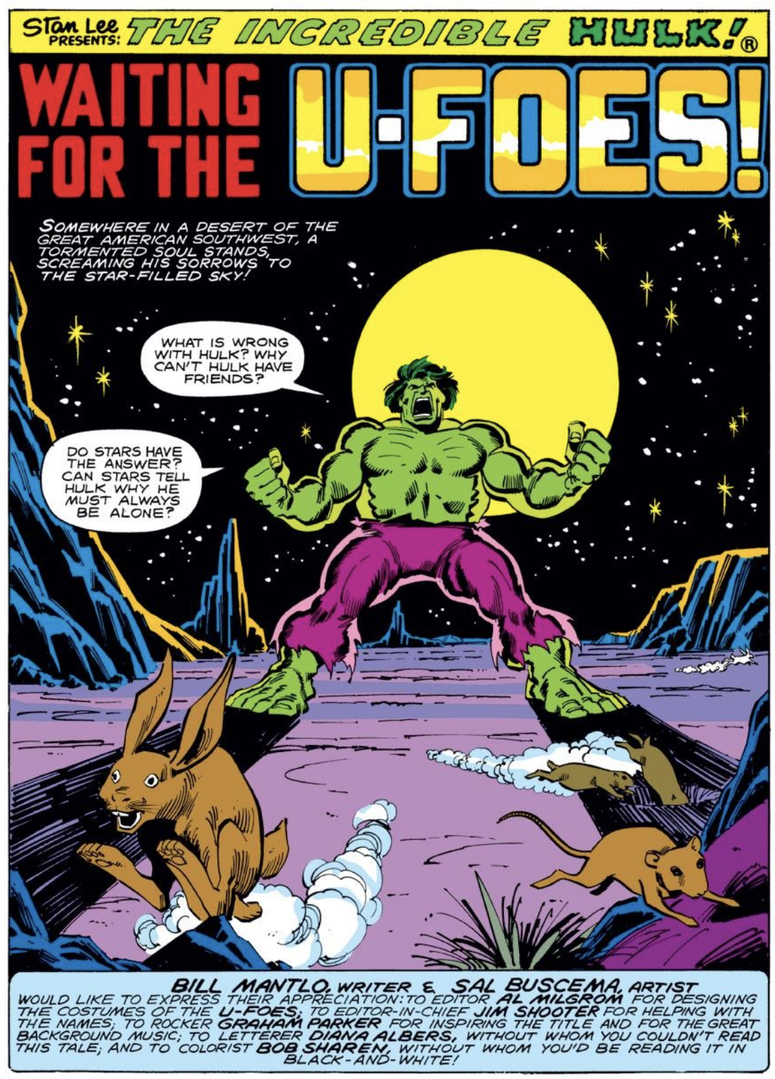 13 SPLASH PAGES: The INCREDIBLE HULK Stories of BILL MANTLO | 13th ...