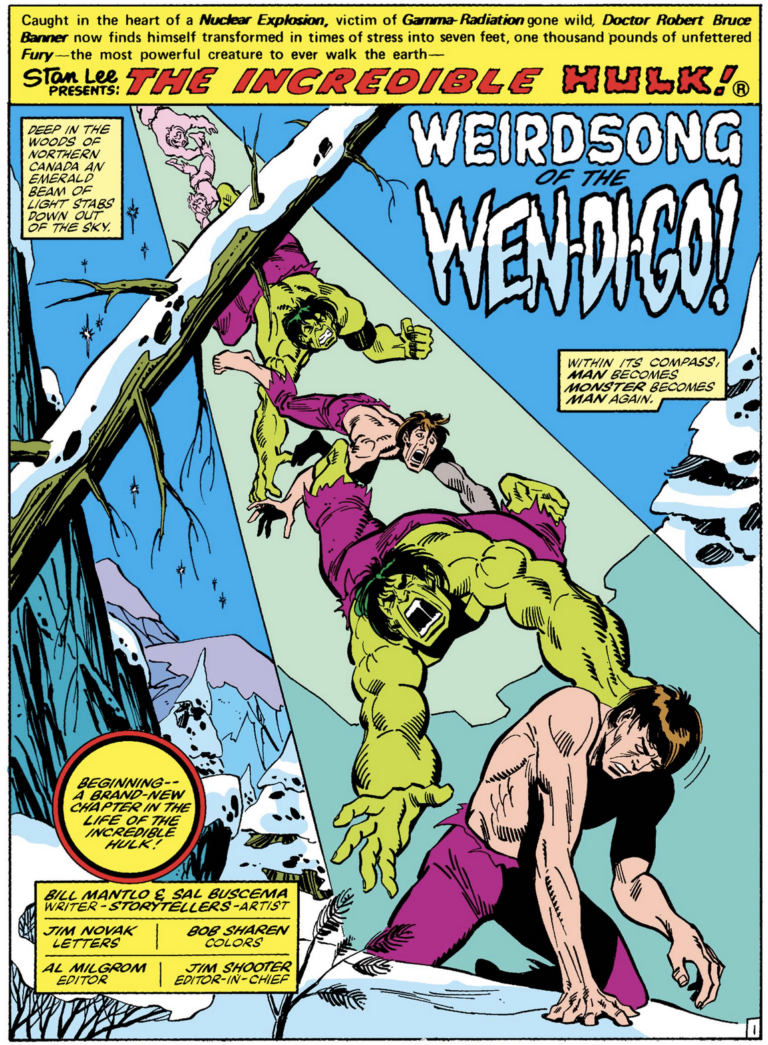 13 SPLASH PAGES: The INCREDIBLE HULK Stories of BILL MANTLO | 13th ...