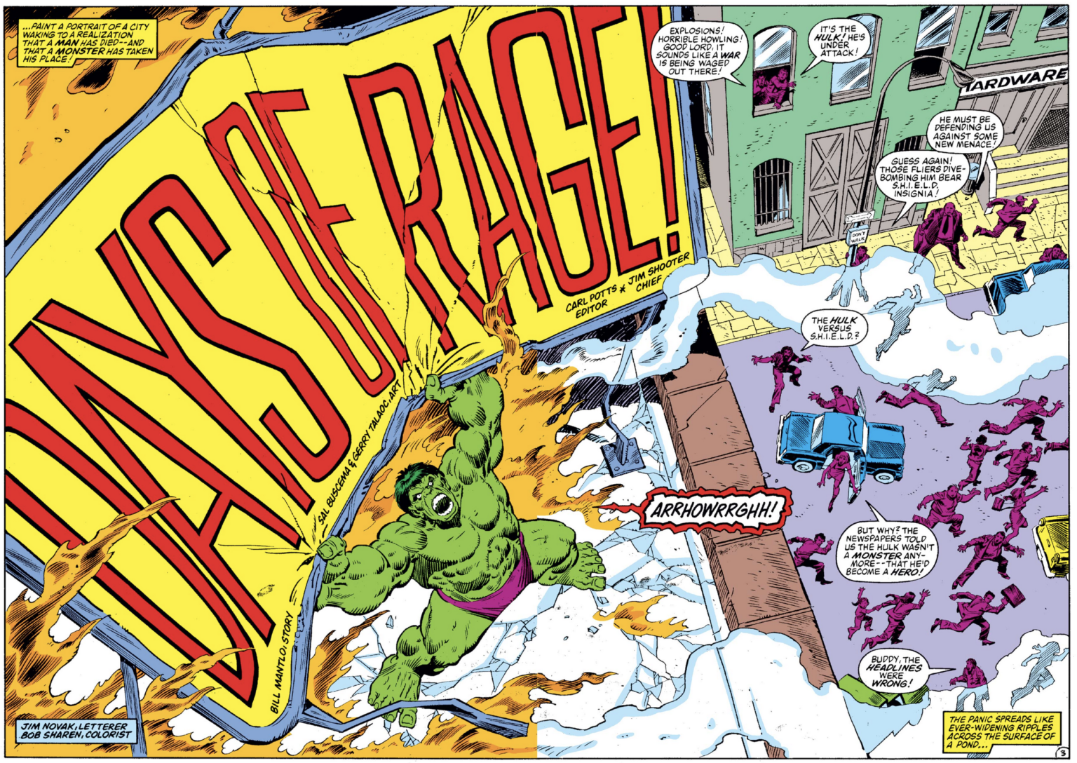 13 SPLASH PAGES: The INCREDIBLE HULK Stories of BILL MANTLO | 13th ...