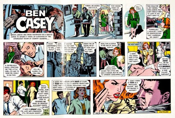 13 Great NEAL ADAMS ‘BEN CASEY’ STRIPS: A 60th Anniversary Celebration | 13th Dimension, Comics ...