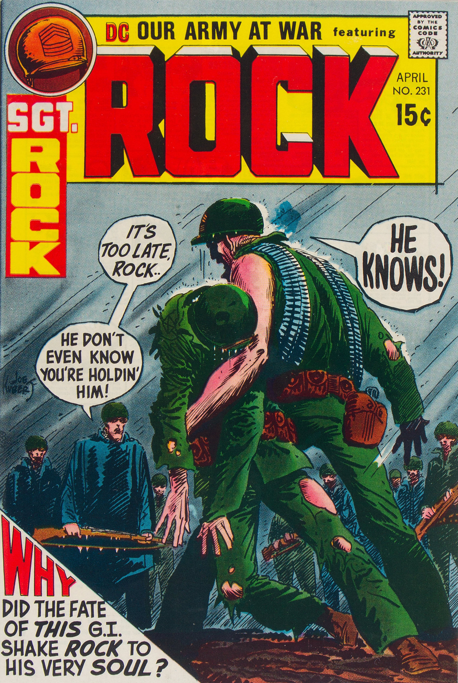 13 COVERS: A VETERANS DAY Salute With SGT. ROCK | 13th Dimension ...