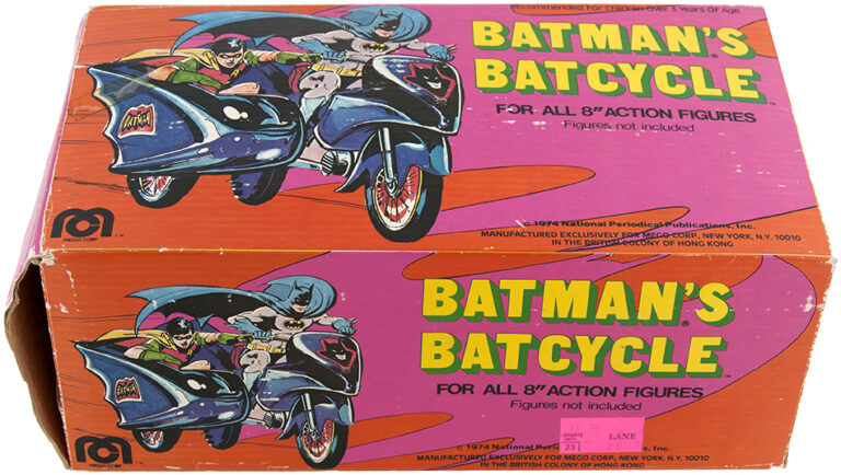 Hakes Batcycle box | 13th Dimension, Comics, Creators, Culture