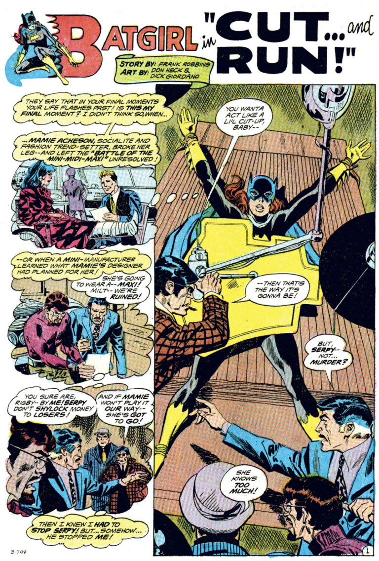 13 SPLASH PAGES: The BATGIRL of DON HECK | 13th Dimension, Comics ...