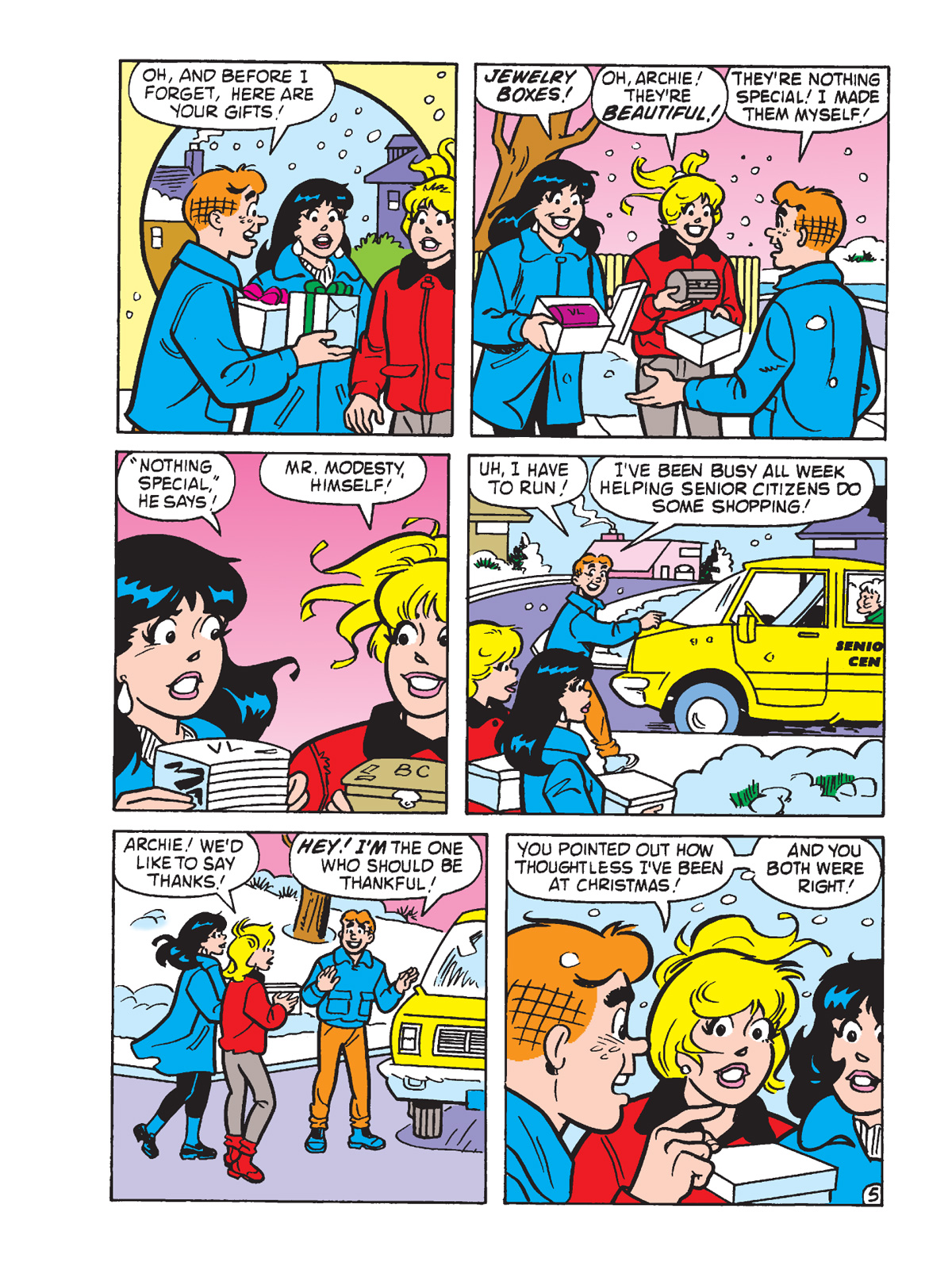 ARCHIE Wraps Up CHRISTMAS Specials With Another BETTY AND VERONICA ...