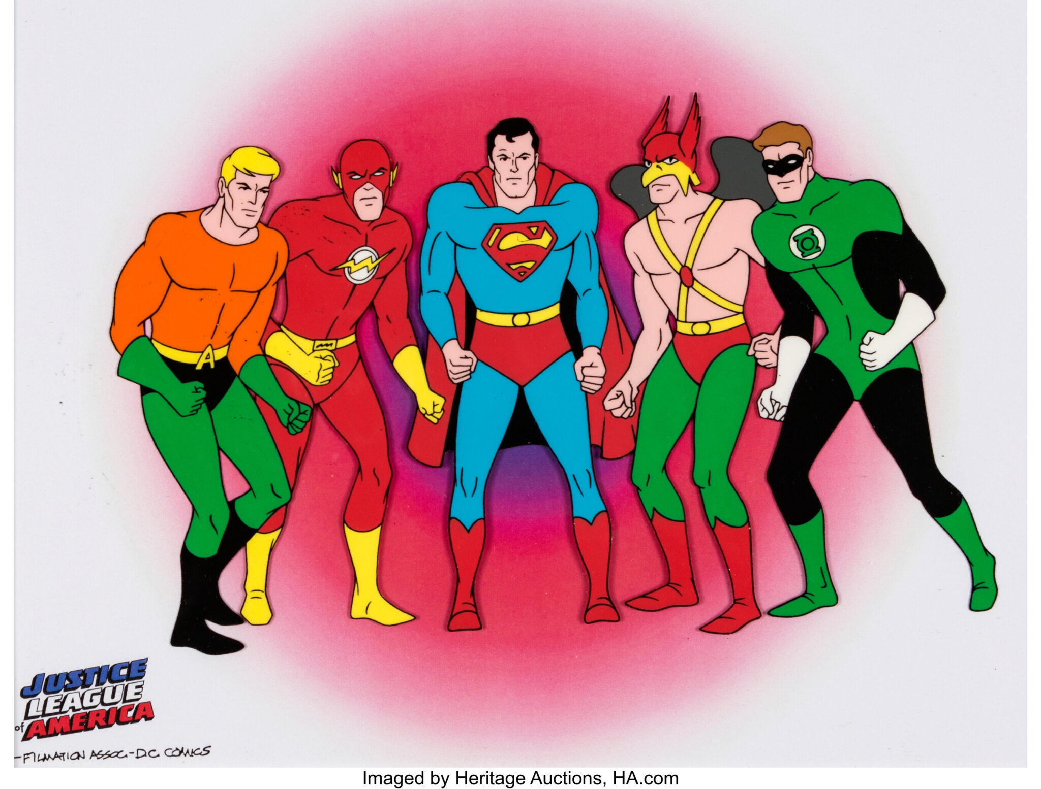 Dig These 13 Groovy FILMATION SUPERHERO Original Animation Cels | 13th ...