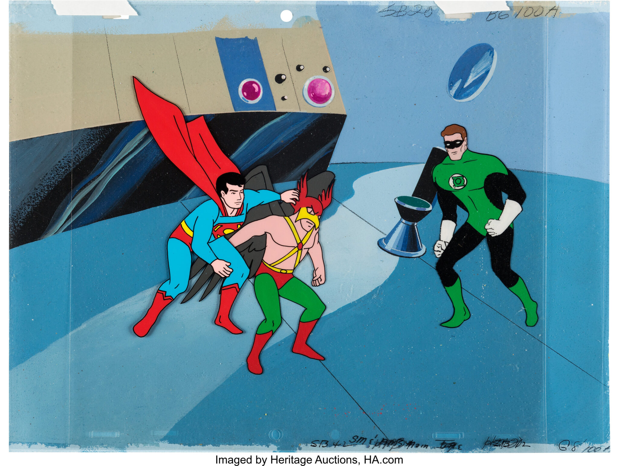 Dig These 13 Groovy FILMATION SUPERHERO Original Animation Cels | 13th ...
