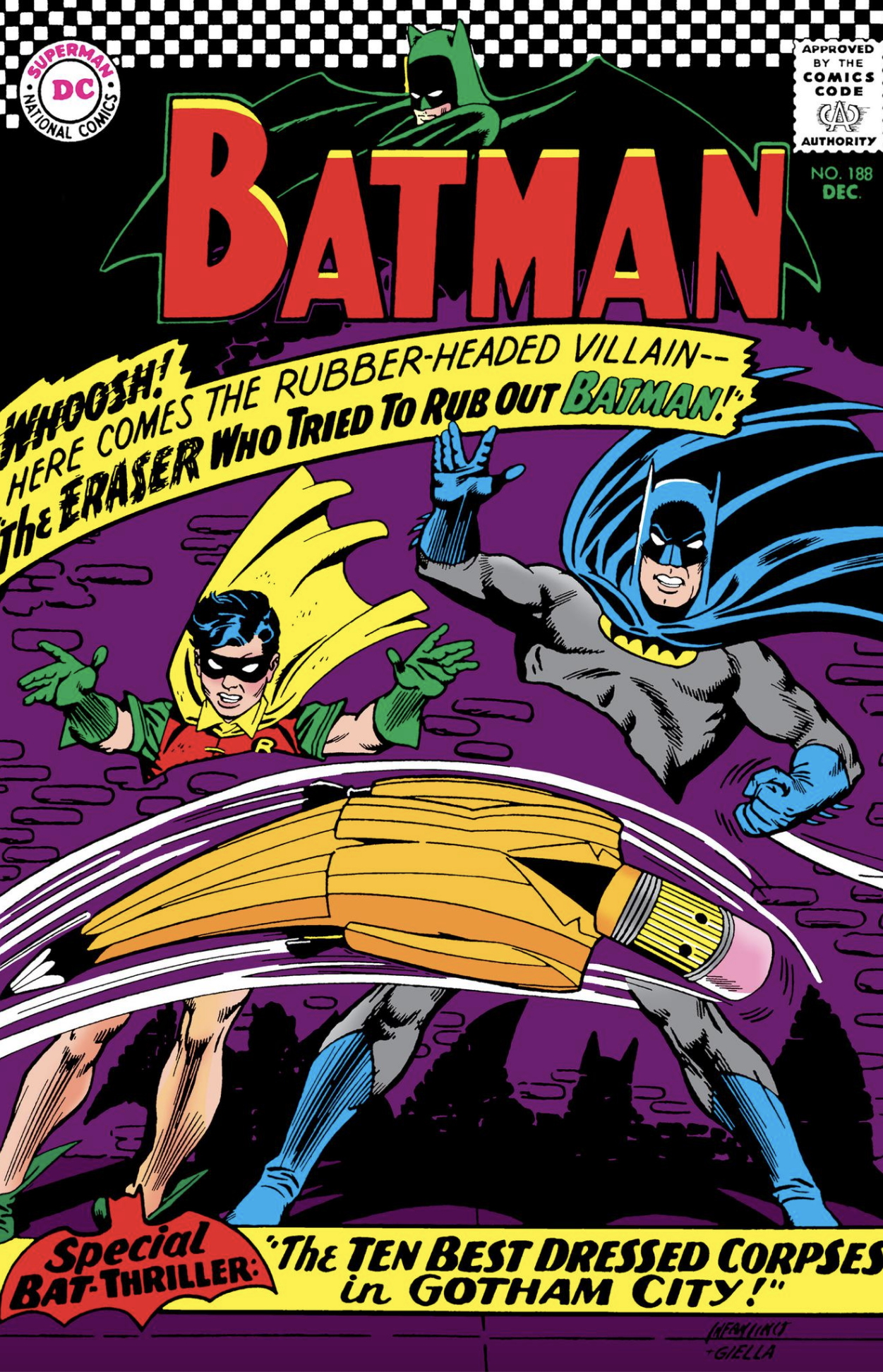 13 COVERS: The Comics World of BATMAN in 1966 | 13th Dimension, Comics ...