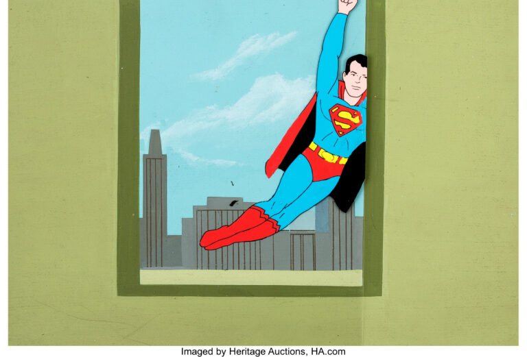 Dig These 13 Groovy FILMATION SUPERBOY Original Animation Cels | 13th ...