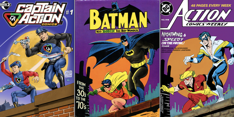 BEST BAT-WISHES: 13 Tributes to the Classic BATMAN AND ROBIN Rooftop ...